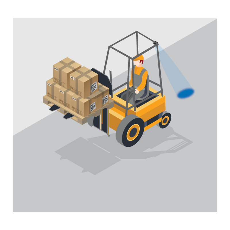 Forklift Spot Laser 6W Laserglow - Blue