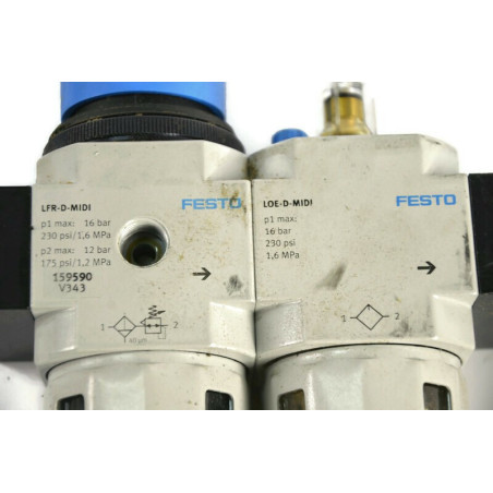 FESTO LFR-D-MINI+FESTO LOE-D-MIDI Pressure regulator